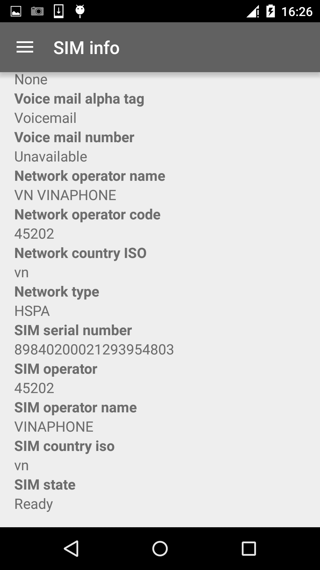 SIM Card - App on Amazon Appstore