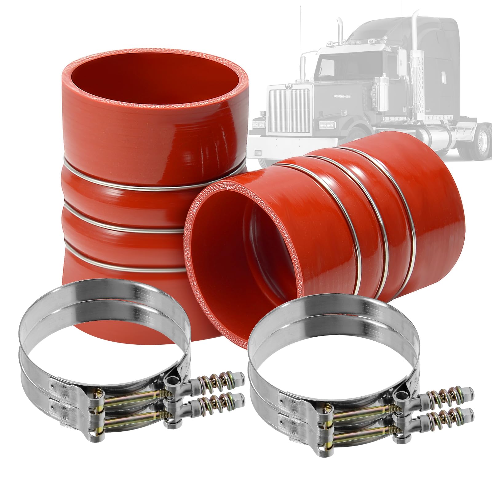 Amazon.com: ZIQUN 2 PCS Heavy Duty Silicone Intercooler Boot Kit ...