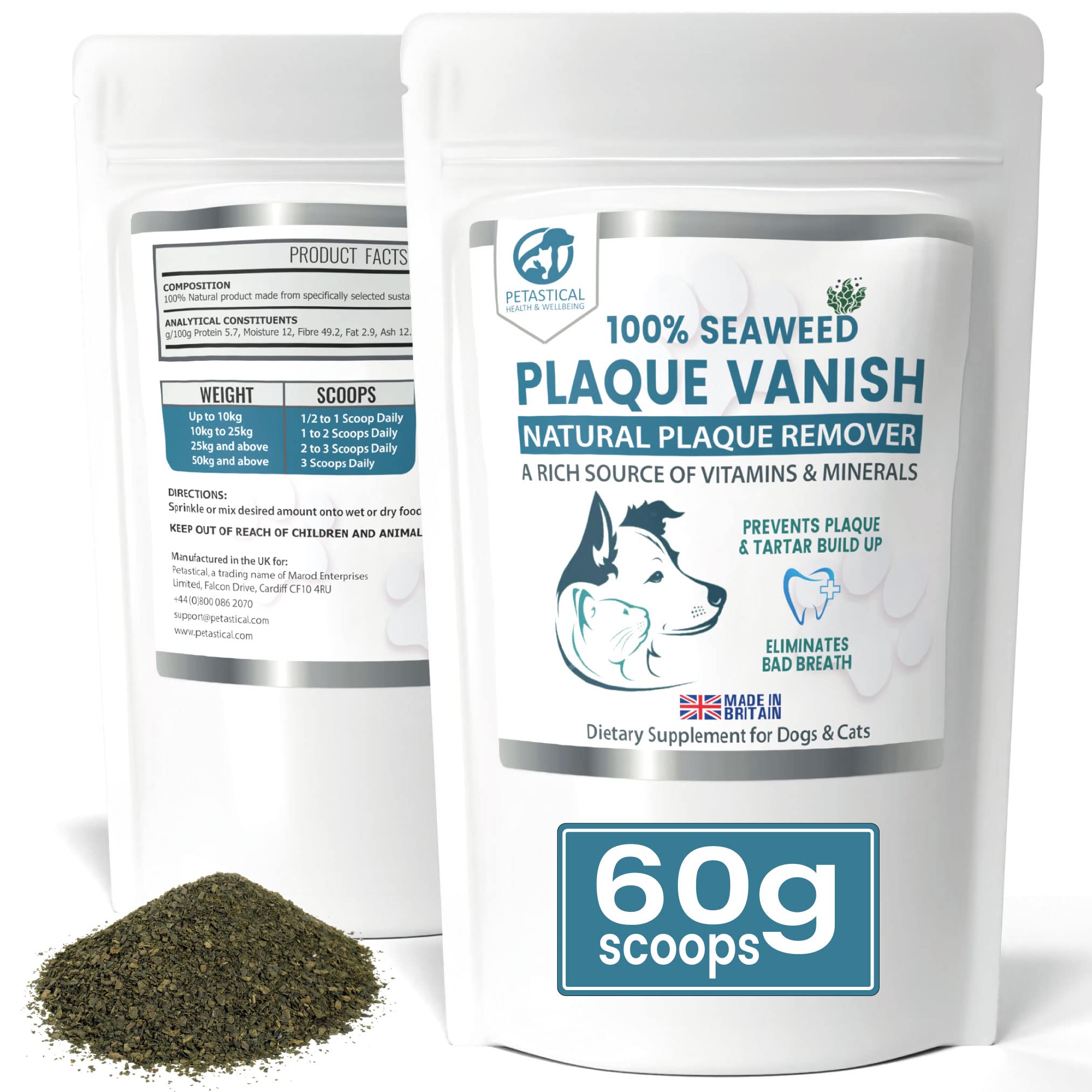 Petastical Plaque Vanish | Plaque Off Dogs, Cats | Banish Plaque ...