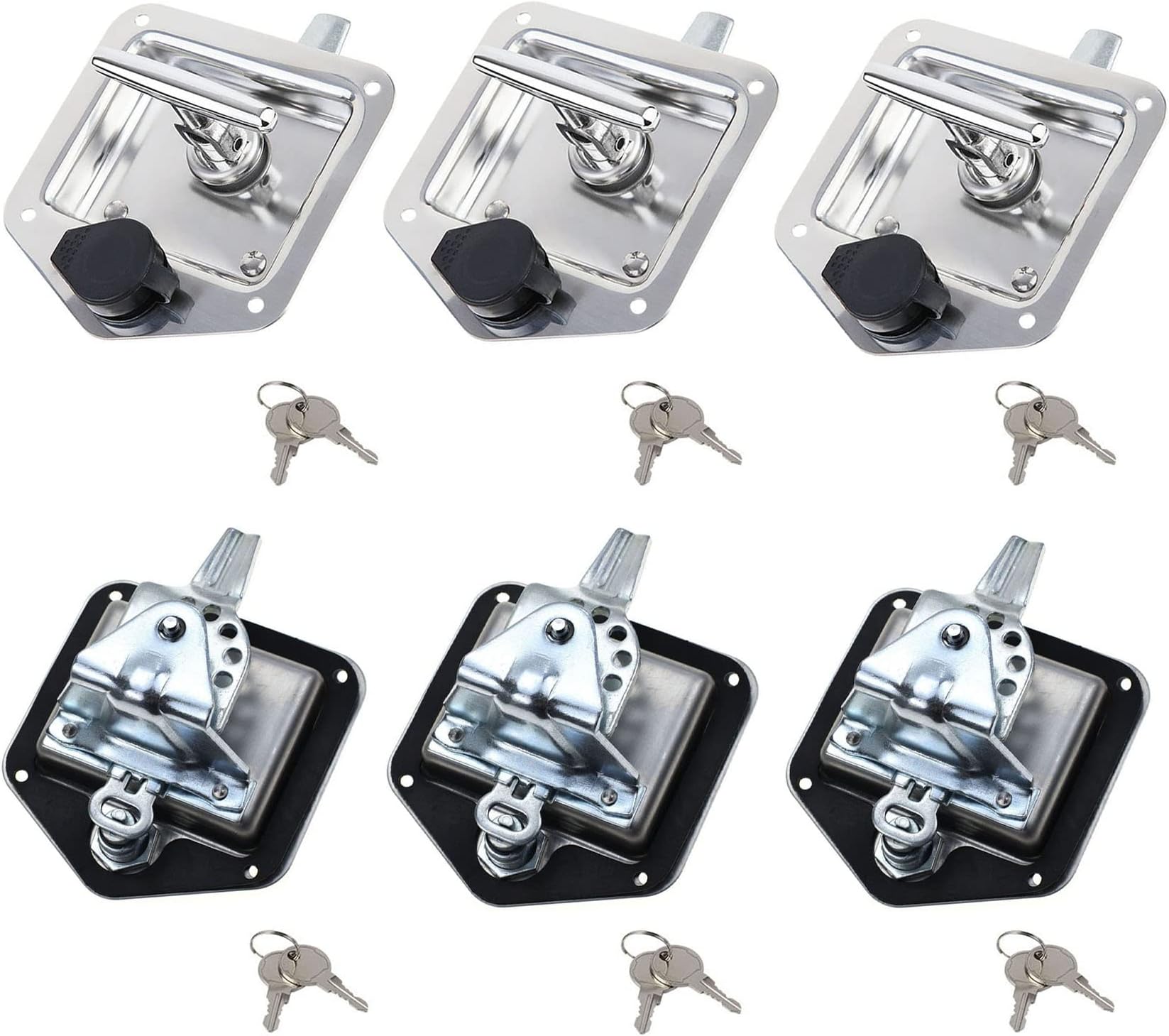Amazon.com: LEIMO KPARTS T-Handle Latch,2 Truck Tool Box Latch ...
