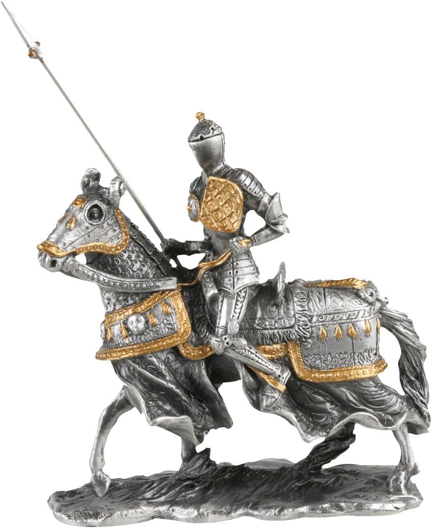 Amazon.com: Gothic Halberd on Horse - Collectible Figurine Statue ...