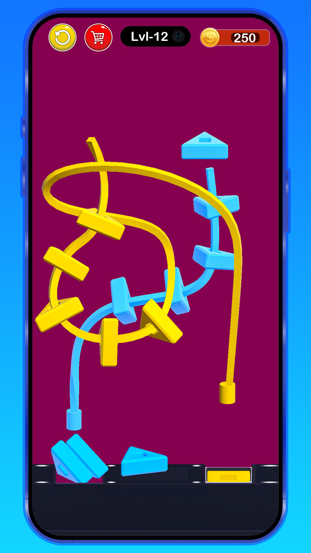Twisted Hoop Sort Puzzle: Color Ring Stack- Sort It 3D - App on Amazon ...