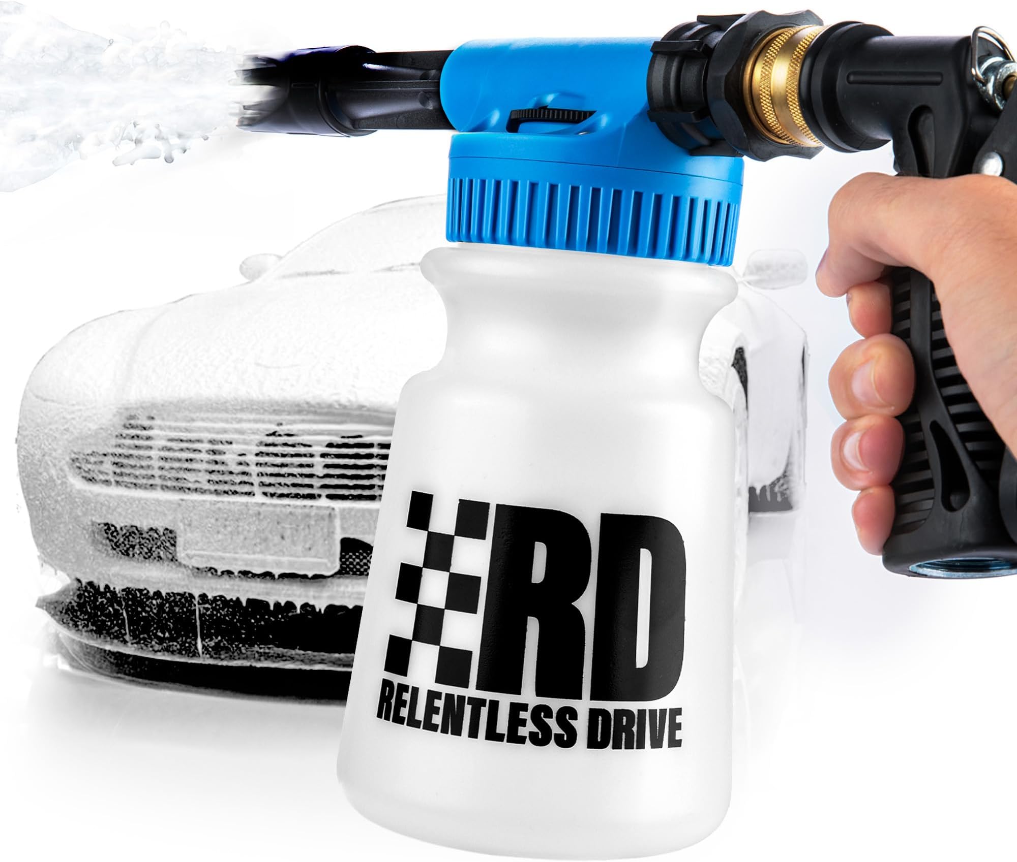 Amazon.com: Modena Detailing Car Wash Foam Gun + Microfiber Wash Mitt ...