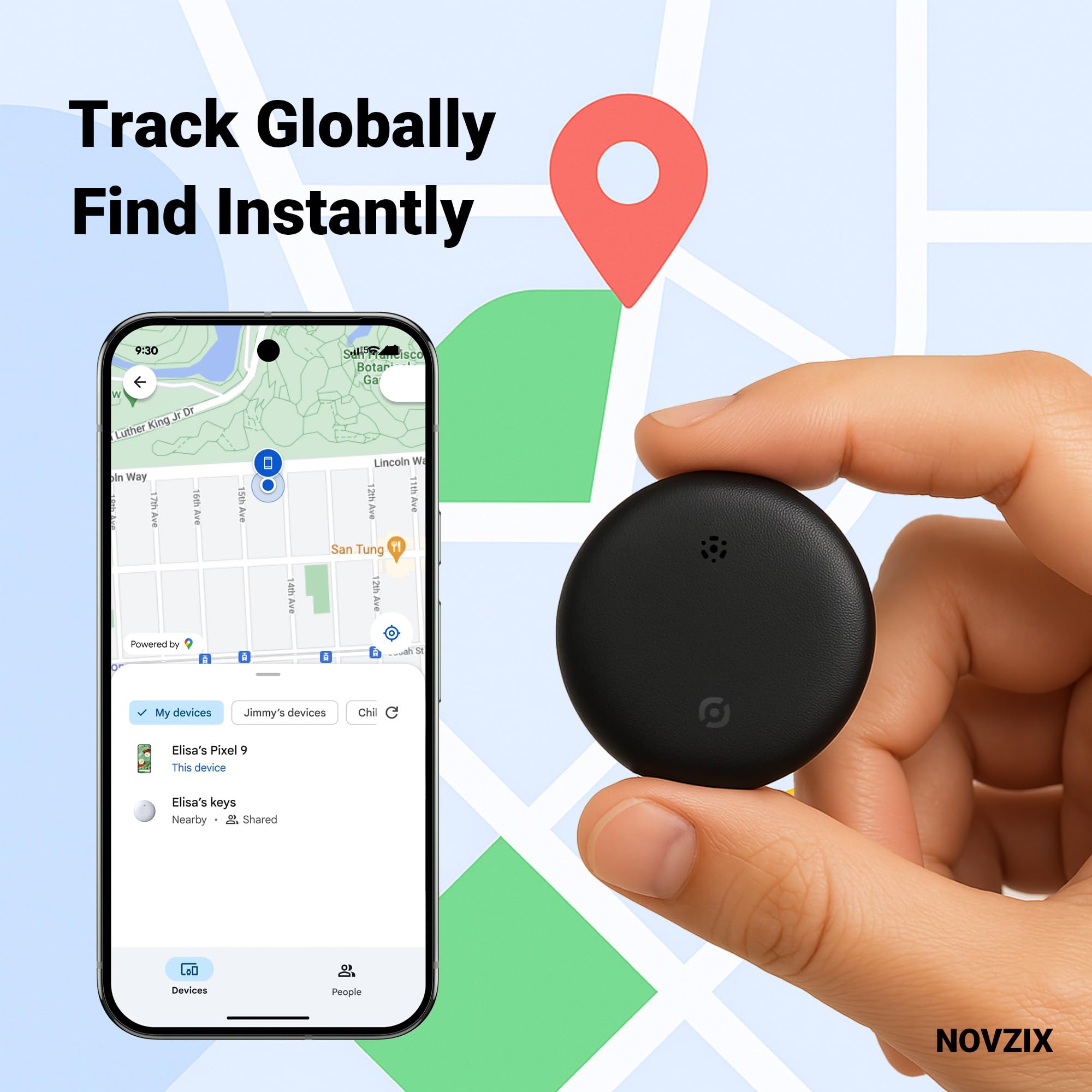 Snapklik.com : Android Compatible Air Tracker Tag - Tracker Tags For ...