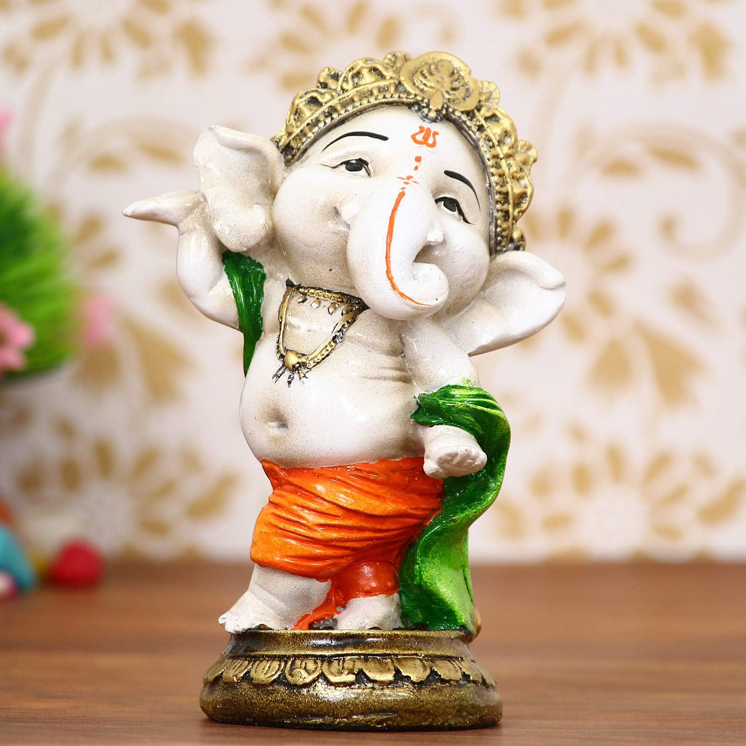 Buy Handicrafts Villa Dancing Ganesh Showpiece (Dancing Ganesh ...