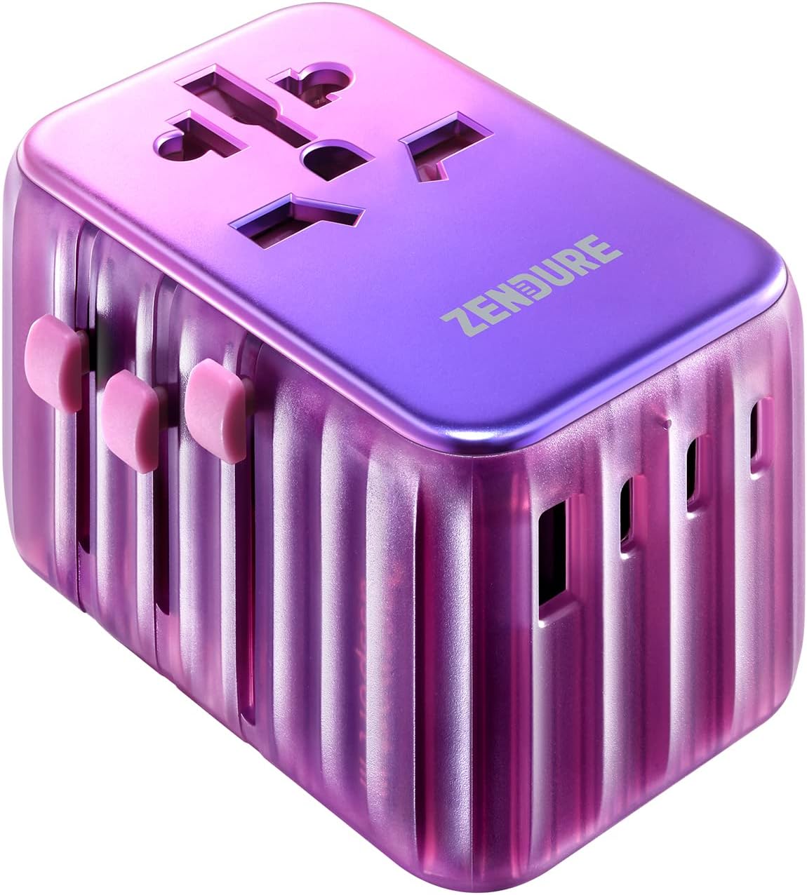 Amazon.com: Flight 001 5-in-1 Color-Coded Universal Travel Adapter with ...