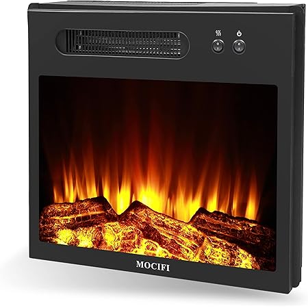Amazon.com: Tangkula 18 Inches Electric Fireplace Insert, Recessed 1400 ...