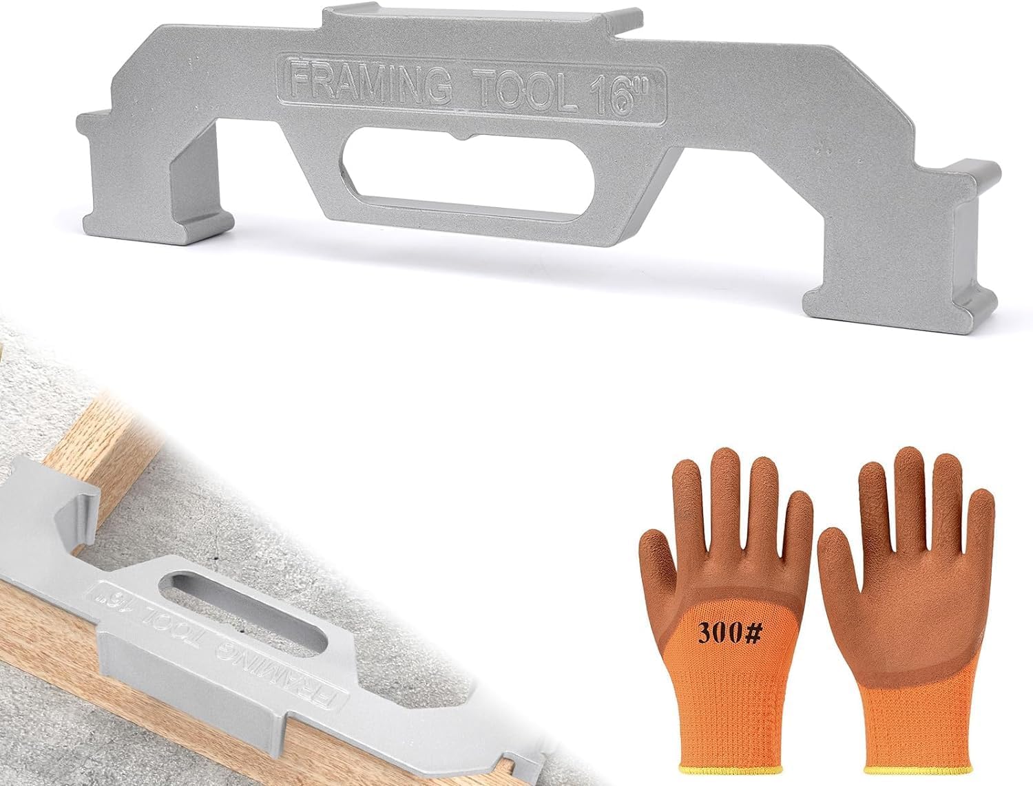 BZBMGMO Upgraded Framing Tool，16"/24" Center Framing Spacing Tool, Stud ...