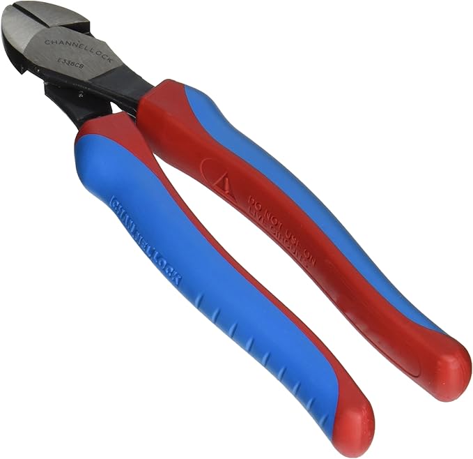 Channellock E338CB Code Blue Lap XLT HL Diag Cutting Plier E Series, 8 ...