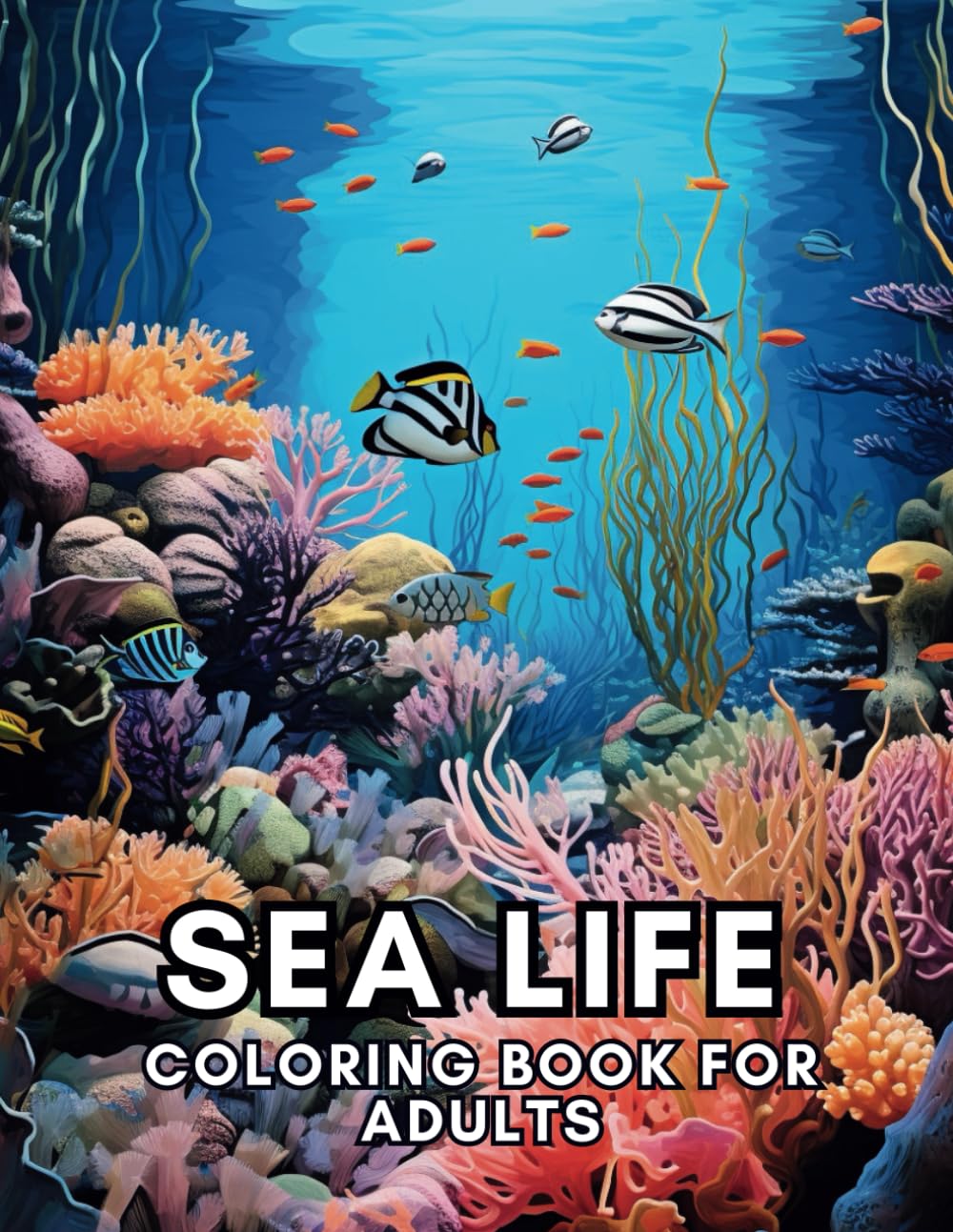 Amazon.com: Sea Life Coloring Book For Adults: Relaxation, Mindfulness ...