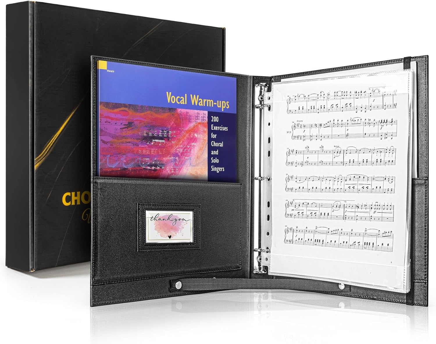 Amazon.com: tutata Choral Music Holder, Sheet Music Folder with 20 ...