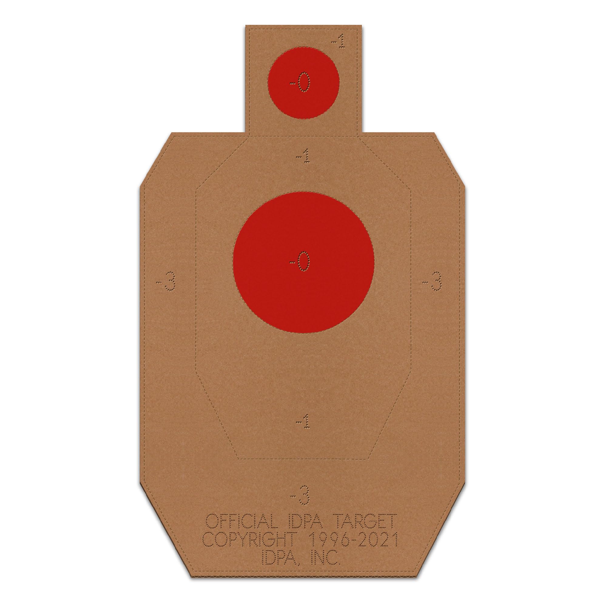 Snapklik.com : Official IDPA Cardboard Shooting Targets, Competition ...