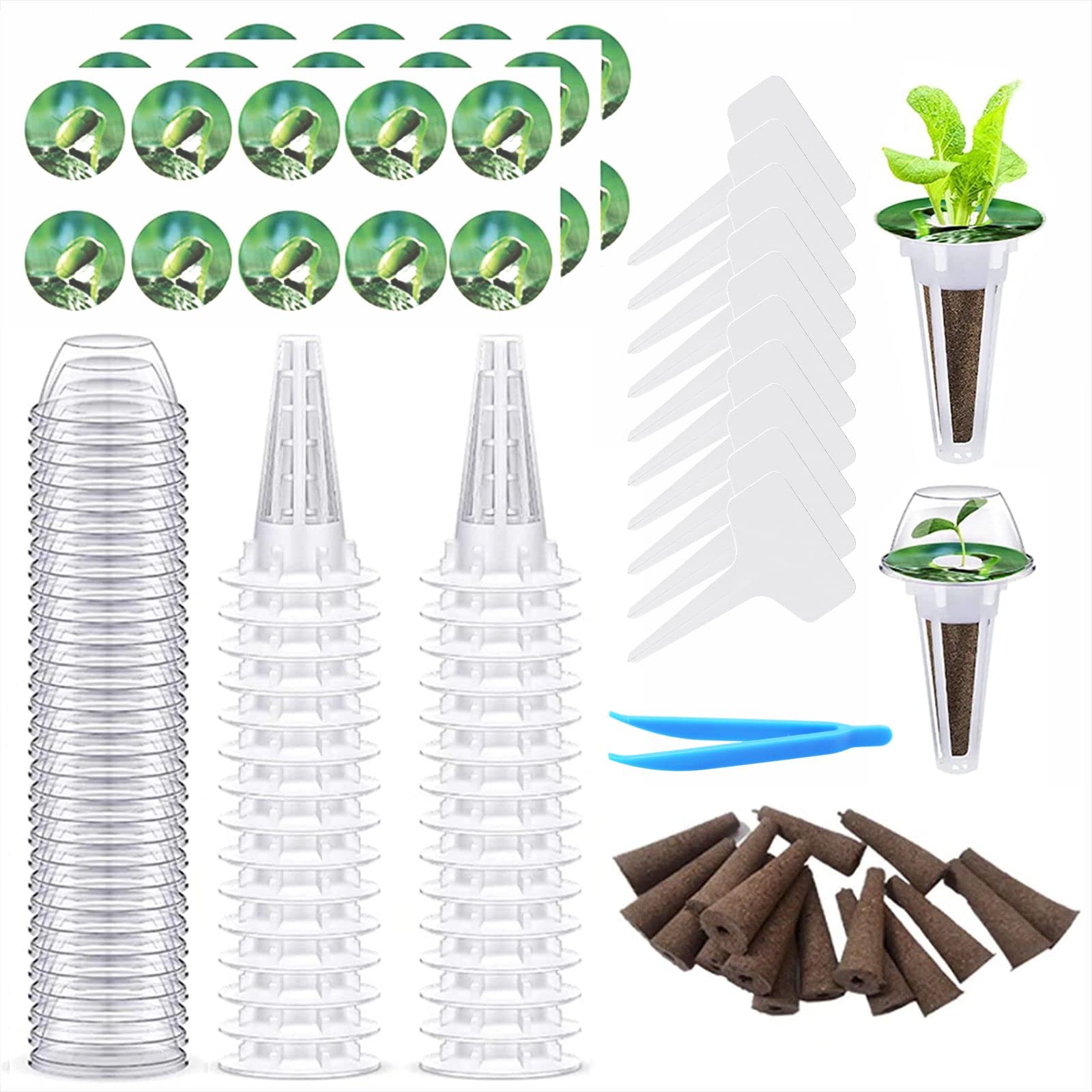 Amazon.com : Luxmool 131 Pcs Seed Pods Kit Compatible with Aerogarden ...