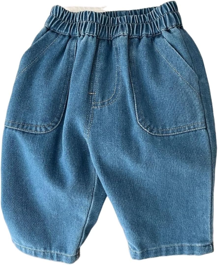 Amazon.com: Toddler Baby Girl Jeans High Waisted Harem Pant Straight ...