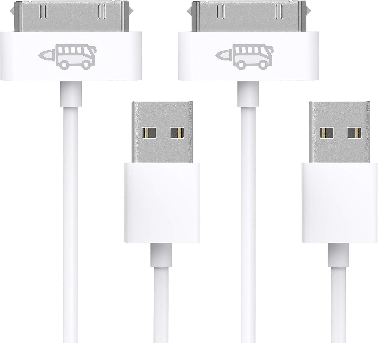 Amazon.com: RocketBus 2-Pack USB Sync Charging Charger Data Transfer ...
