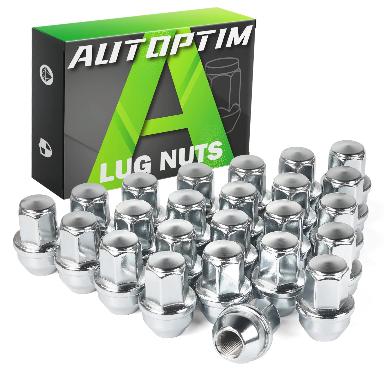 Snapklik.com : AUTOPTIM M14x15 Lug Nuts - Replacement For 2015-2024 ...