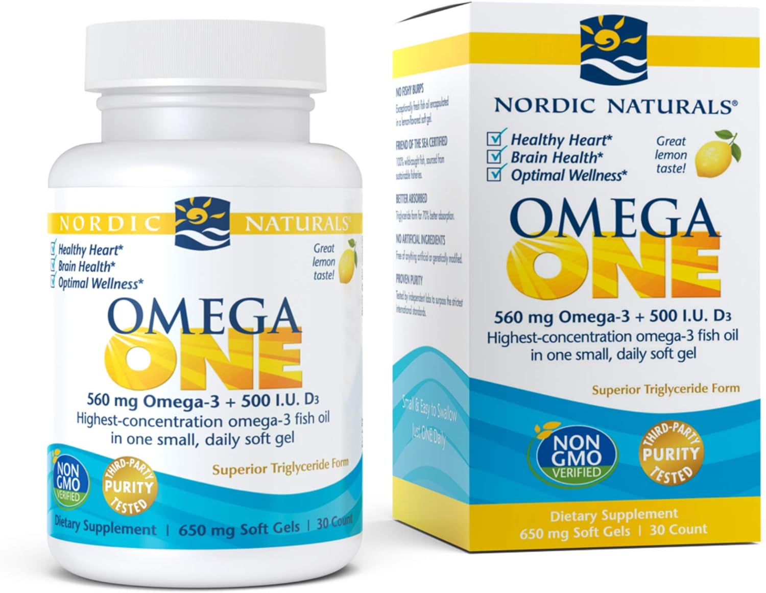 Amazon.com: Nordic Naturals Omega ONE - Omega-3 Supports Heart and ...