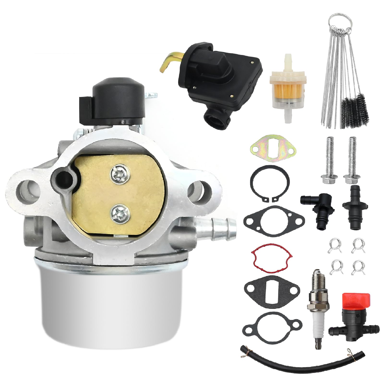 Amazon.com: JUUDDENPARTS 12-853-57-S Carburetor With Fuel Pump Kit ...