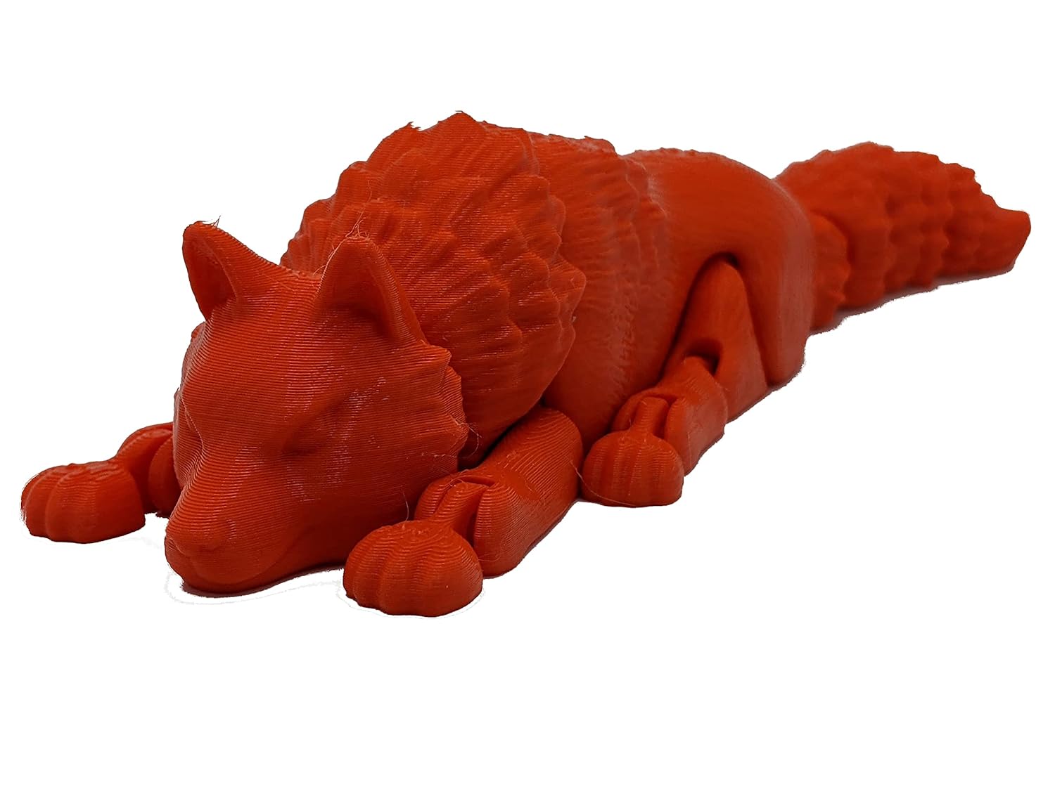 Amazon.com: 3D Printed Wolf - Customizable, Made to Order Articulated ...