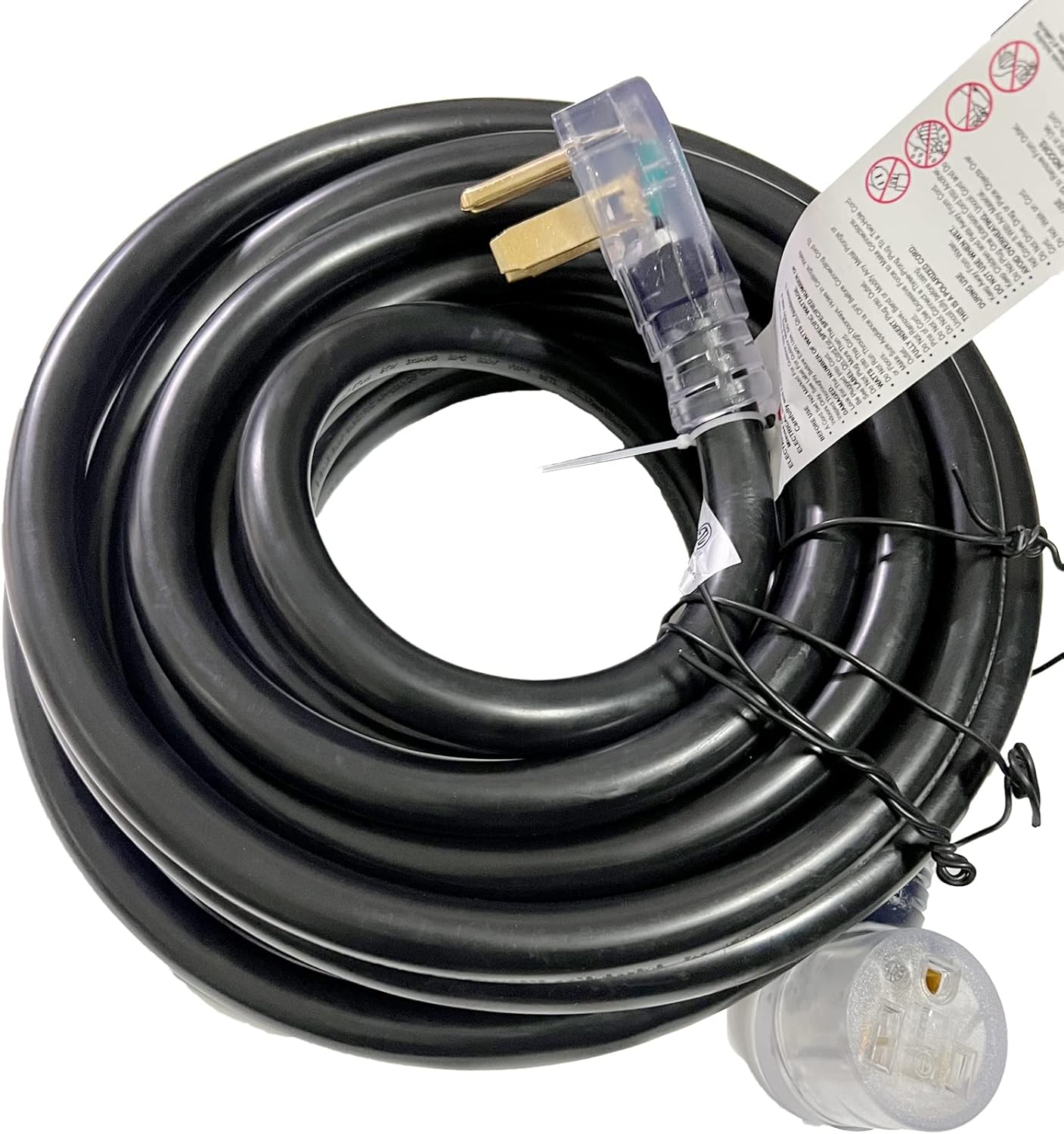 Suplevel 250 Volt Welder Extension Cord 40 Feet, NEMA 6-50 STW 8AWG/3C ...