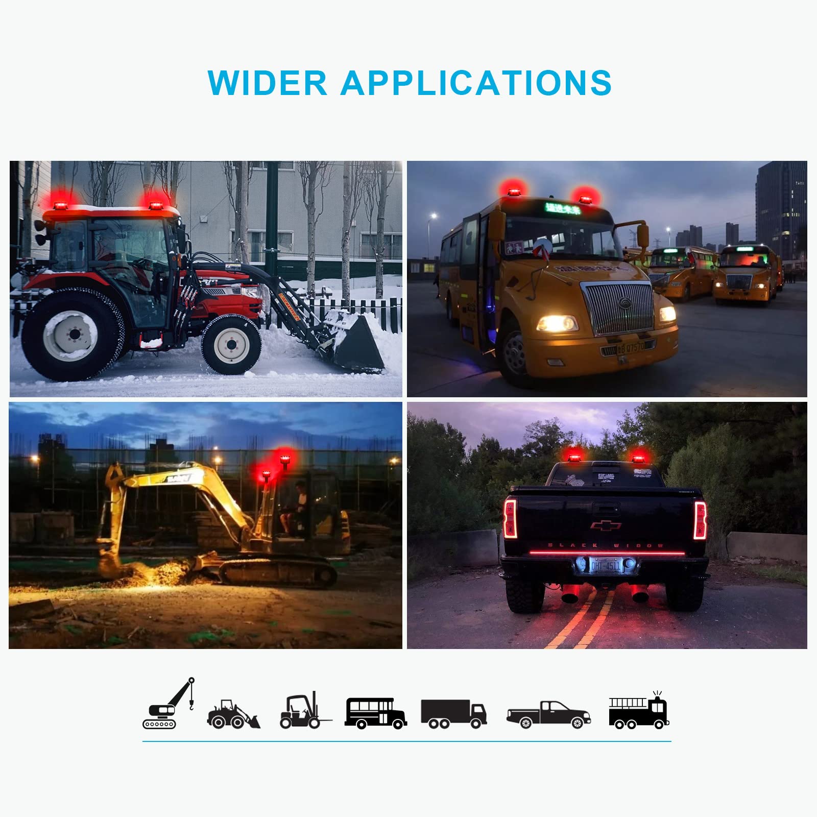 Snapklik.com : Agrieyes Amber Beacon Light 42Inch, Flashing Safety ...