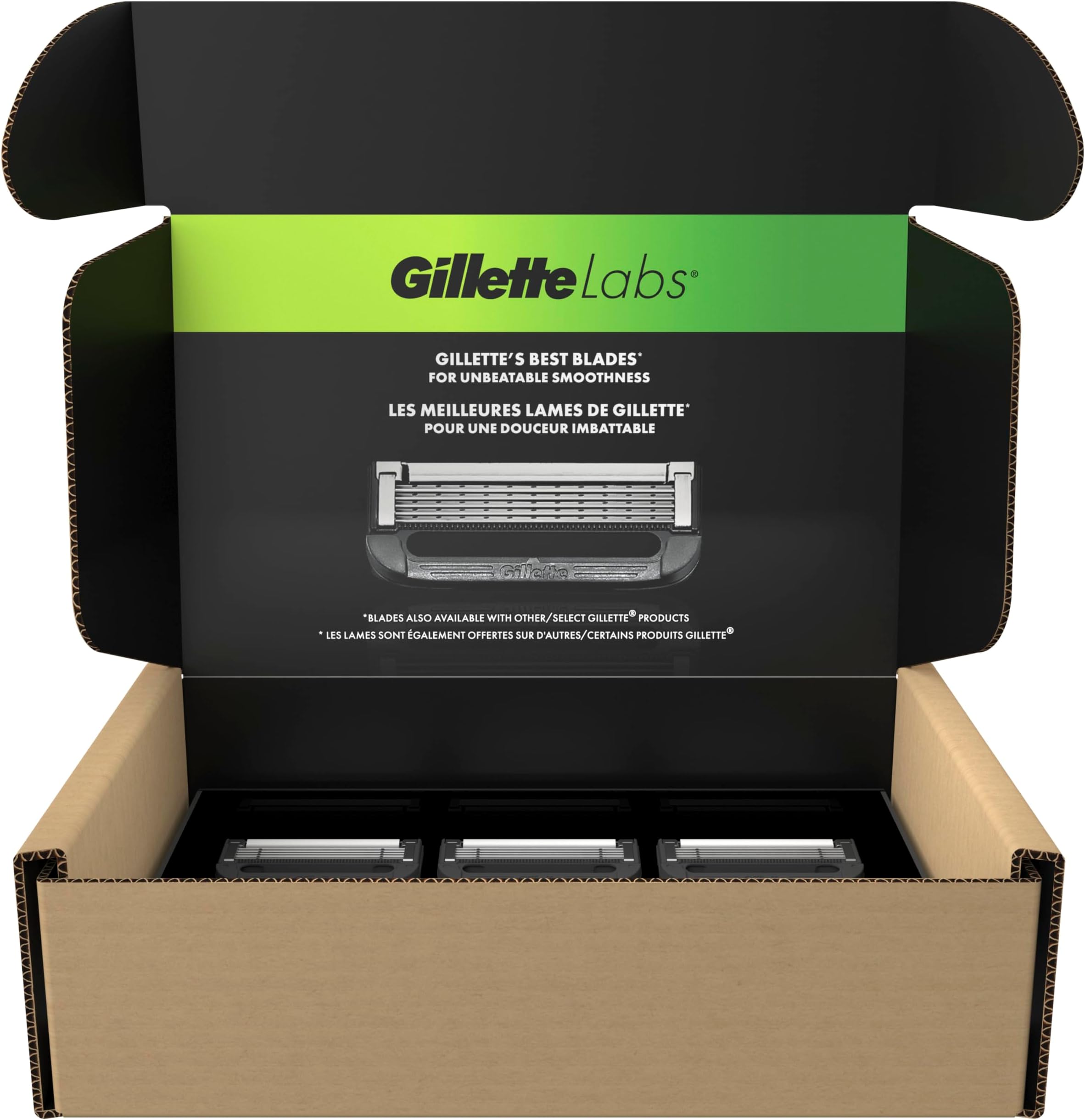 Amazon.com: GilletteLabs Razor Blade Refills, 12ct Razor Cartridges ...