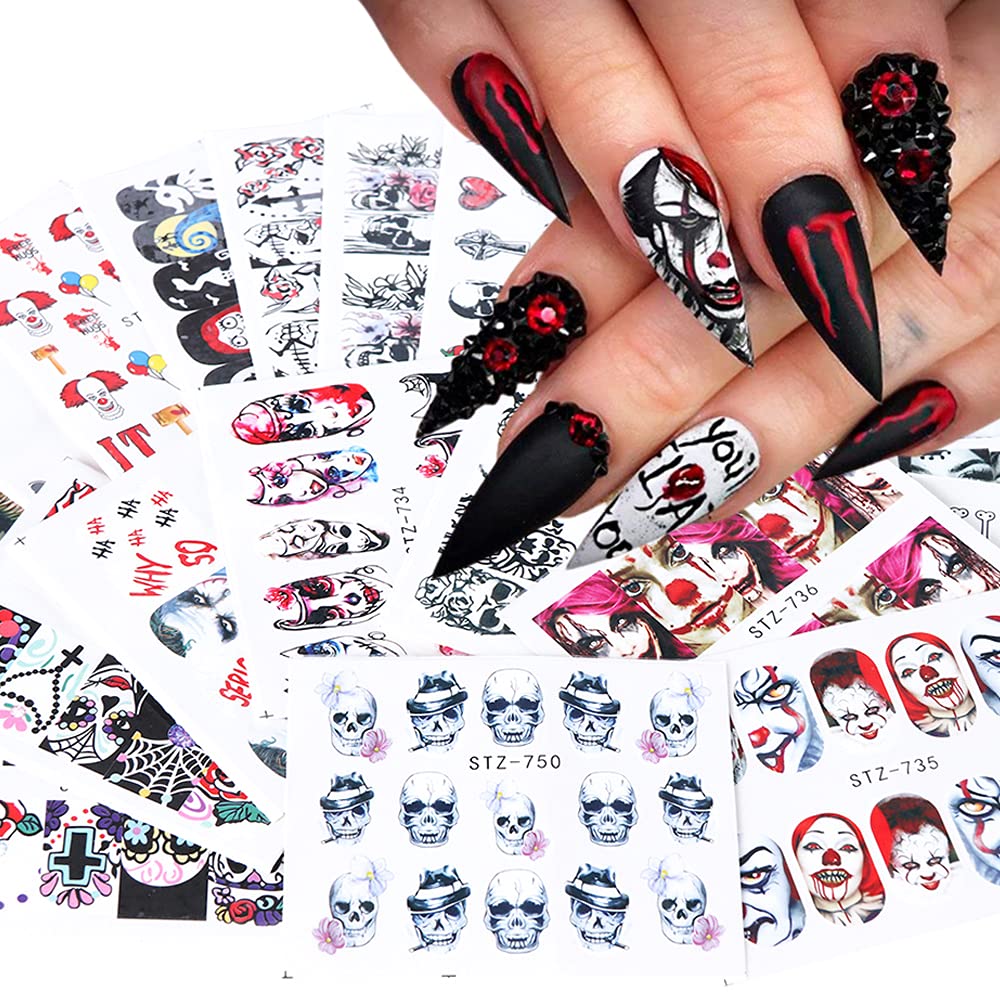 Halloween Decals For Fingernails
