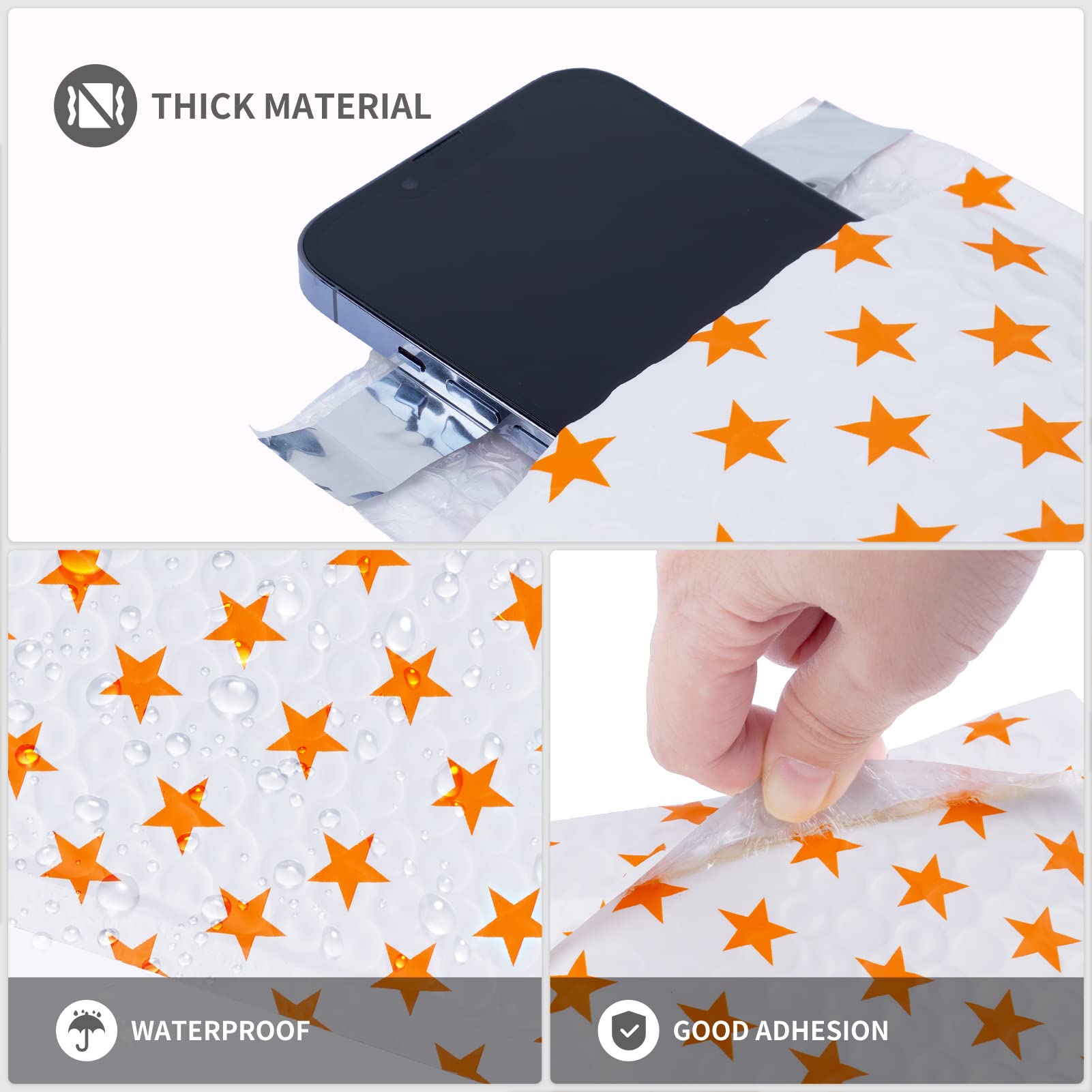 Snapklik.com : Bubble Mailers 4x8 Inch Padded Envelopes Plastic ...