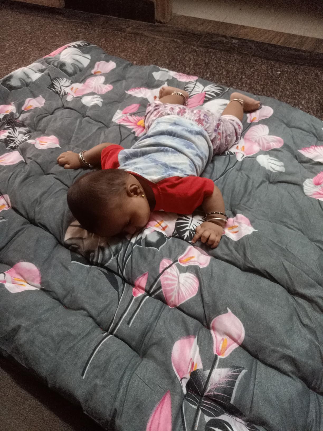 Deevine Craft Soft Cotton Quilt | Foldable Movable Picnic Light Weight ...