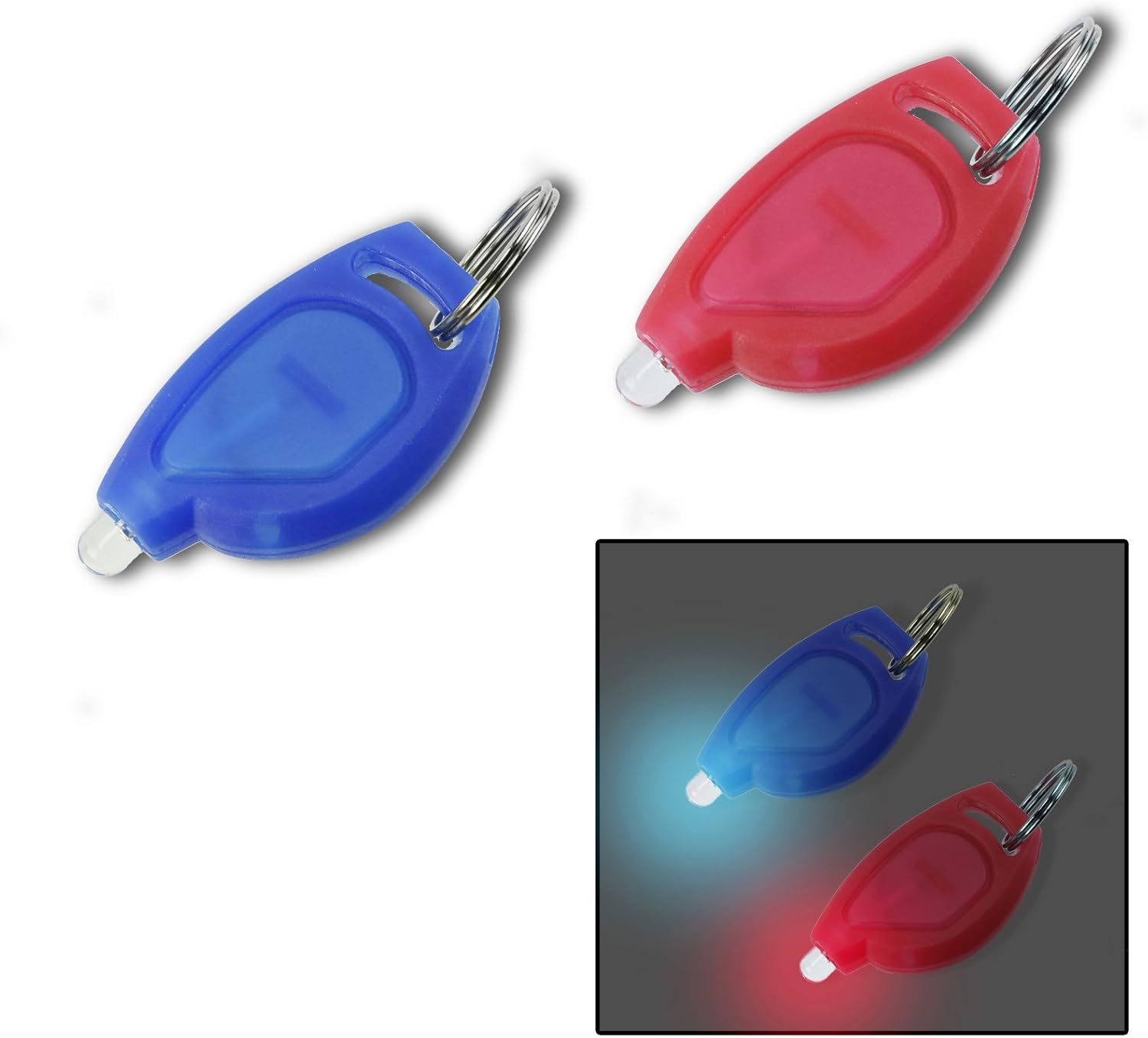 Cool Little Tools Mini LED Light Keychain Includes Long Life Lithium ...