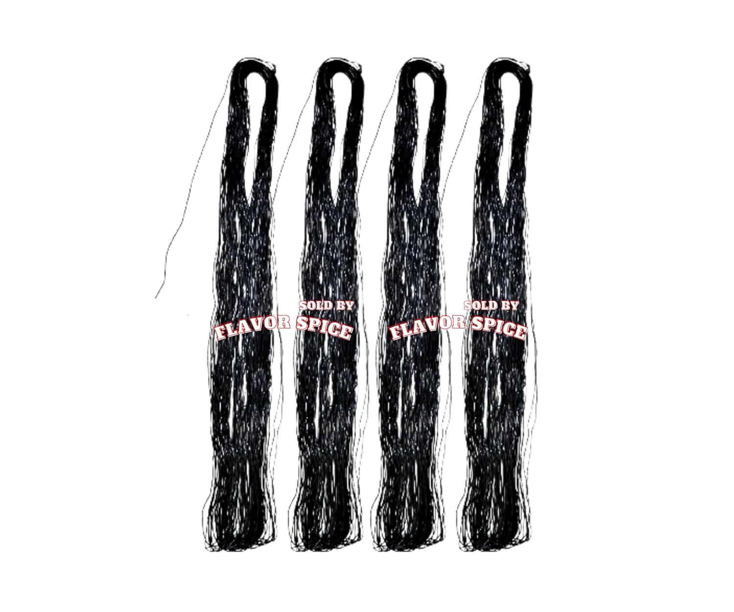 Amazon.com : Fil Anango 4 LOTS | African Black Rubber Hair Thread | Owu ...