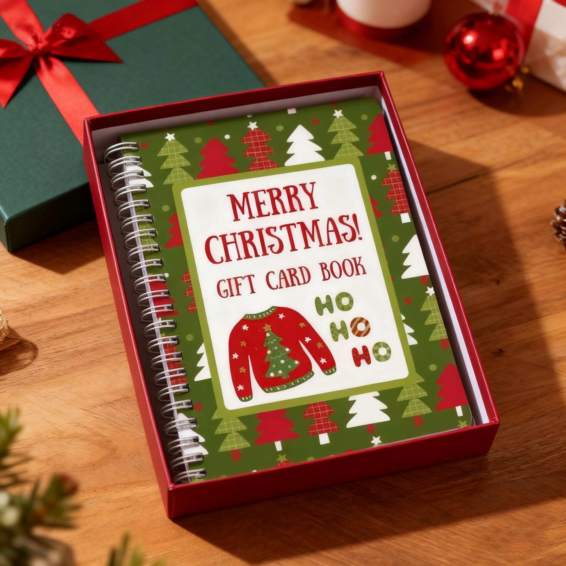 Free Printable Christmas Gift Card Book Pdf DIY Personalized Merry ...