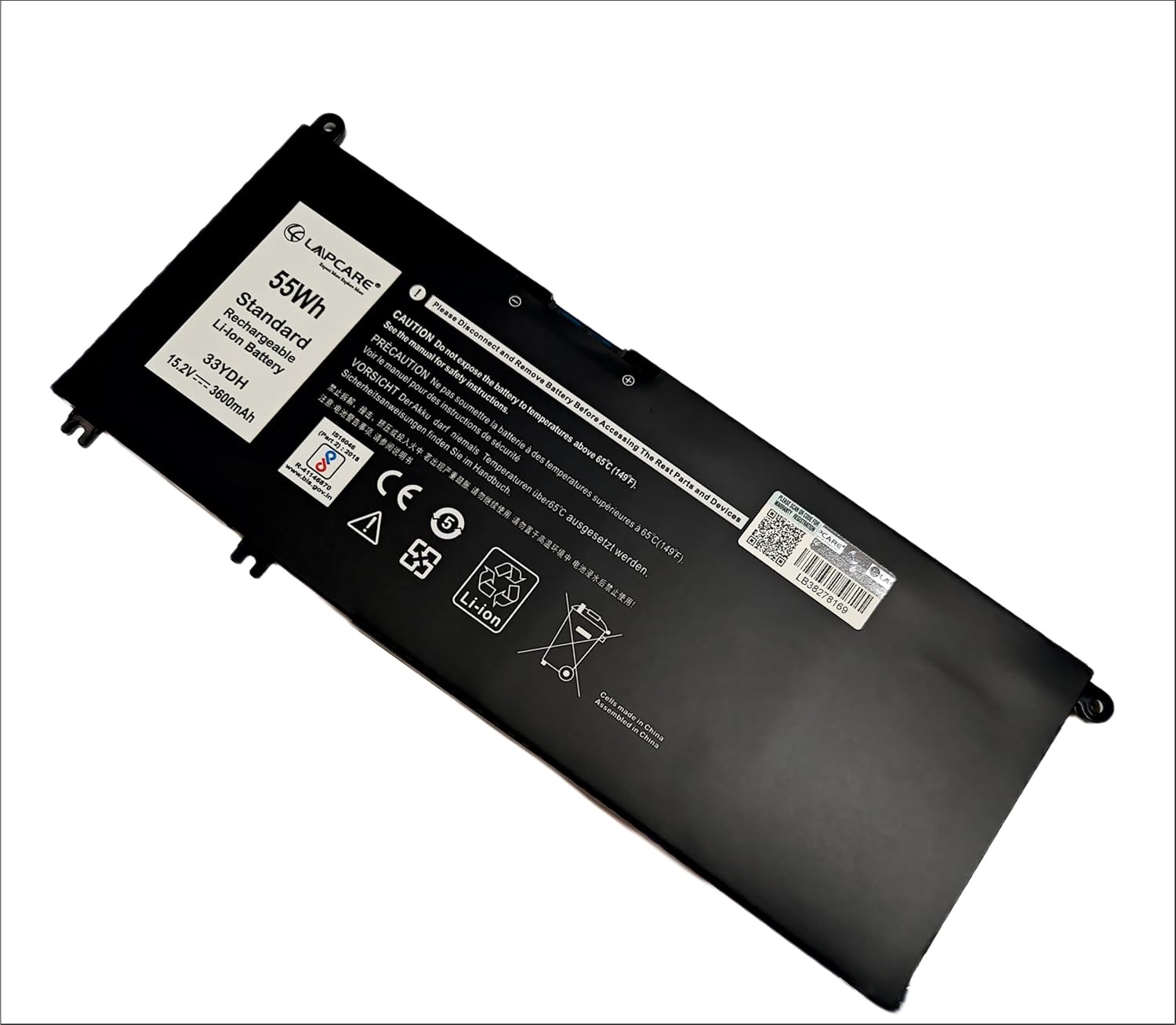 Lapcare 55WH 33YDH Laptop Battery for Dell Inspiron 17 7000 7778 7779 ...
