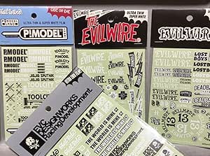 Amazon.co.jp: EVIL WIRE Sticker Set 4 Sheets : Toys & Games