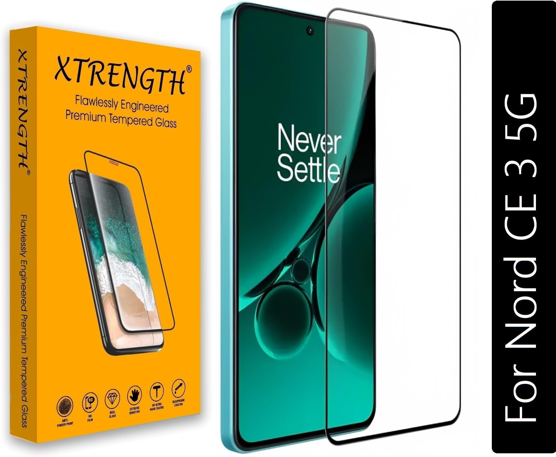 XTRENGTH Advanced Hd+ Tempered Glass Screen Protector Designed For ...