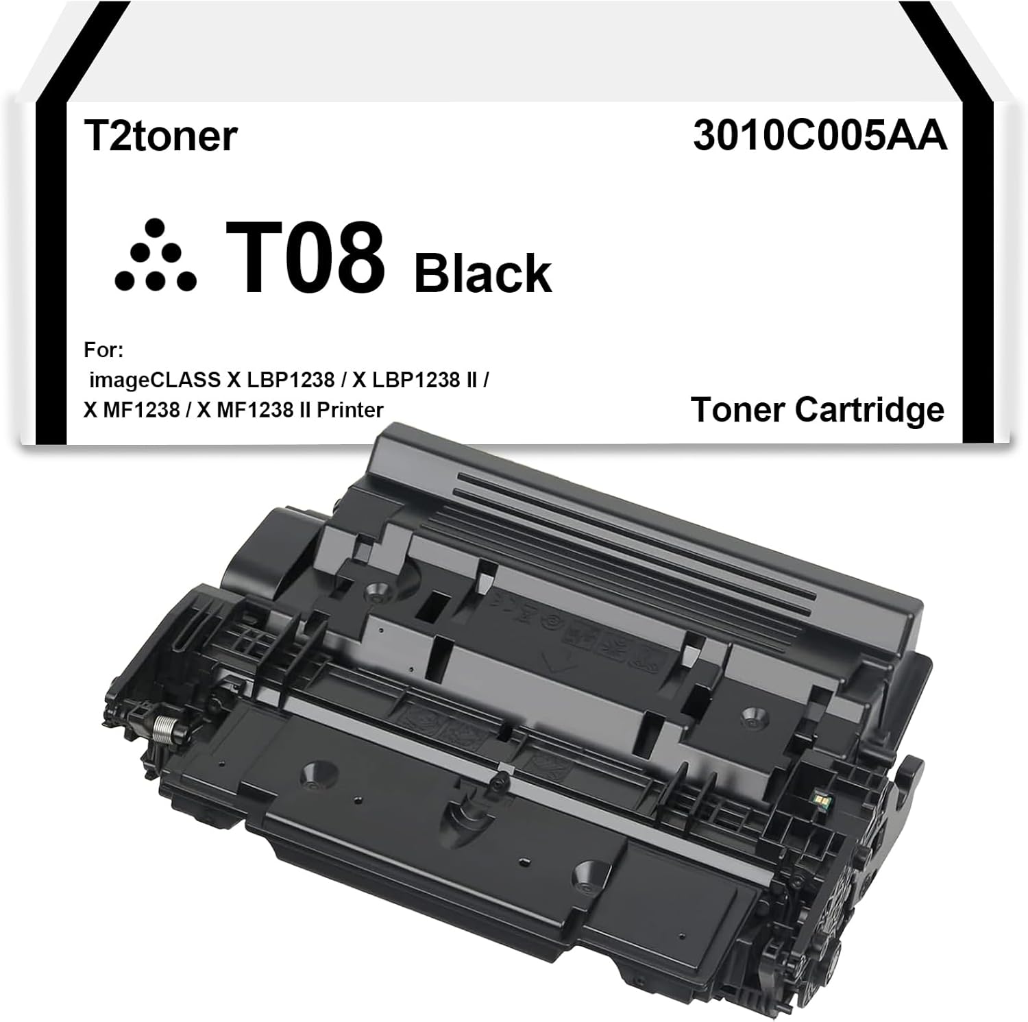 Amazon.com: T08 Toner Cartridge Remanufactured T 08 Black Toner ...