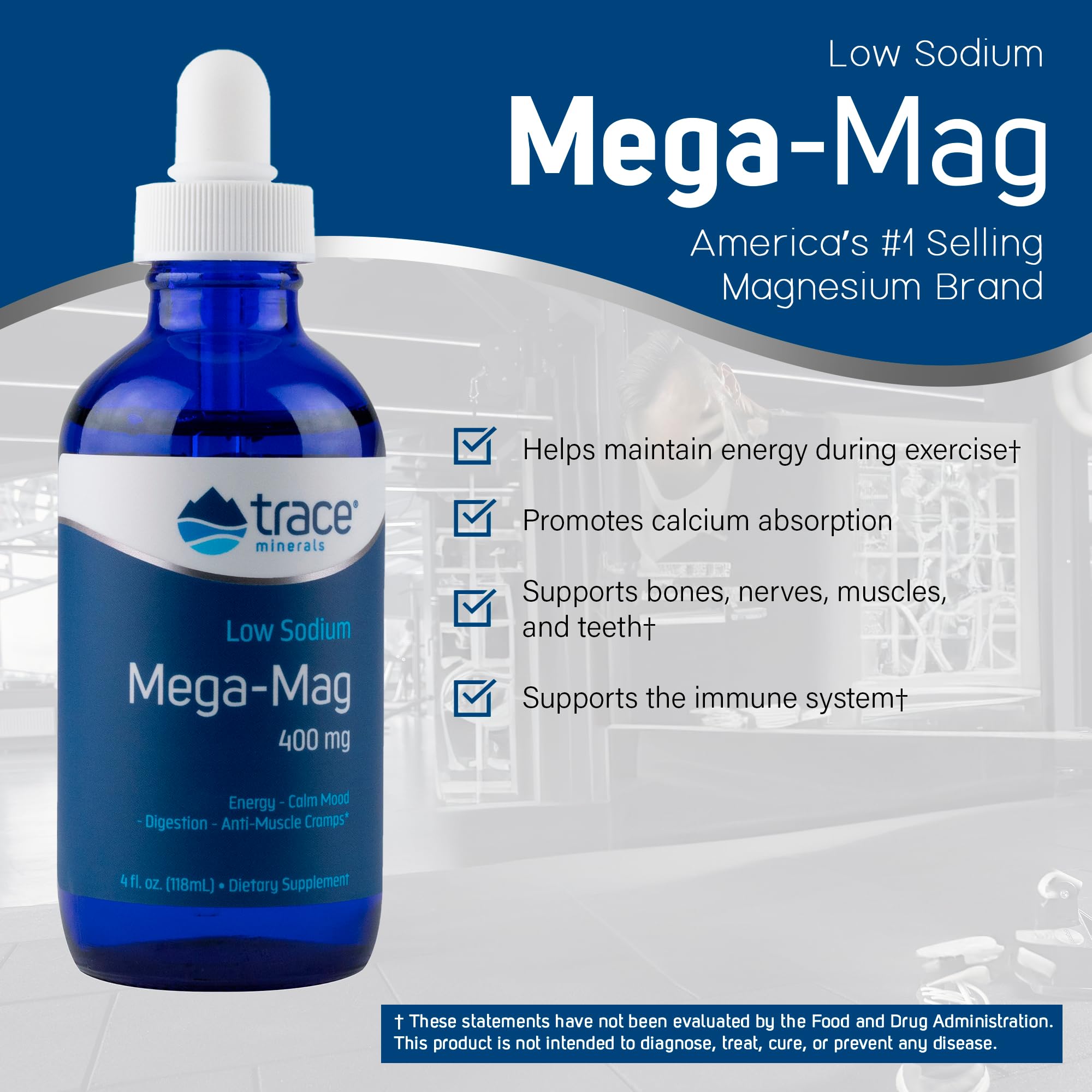 Snapklik.com : Trace Minerals Mega-Mag 400 Mg Liquid Magnesium Chloride ...