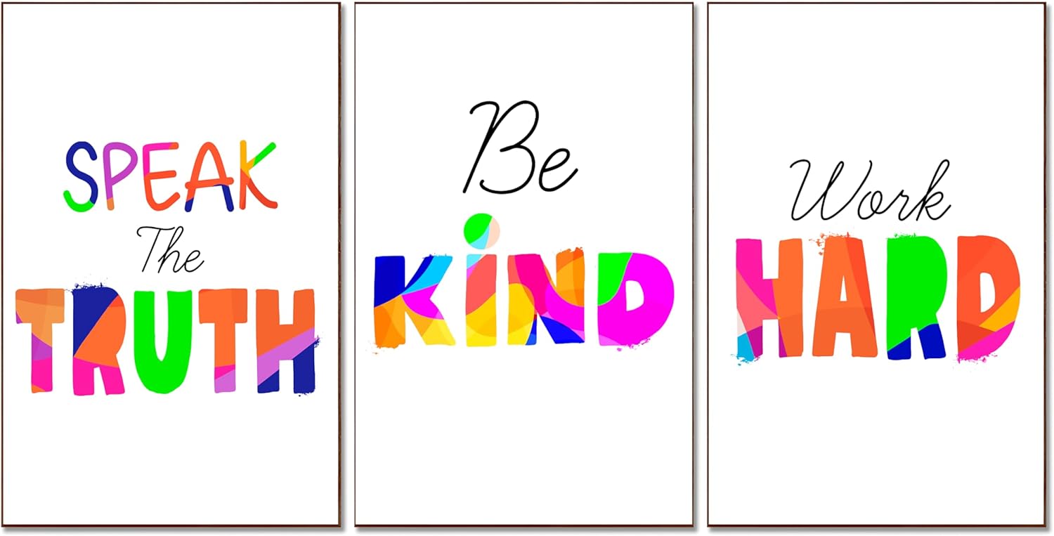 Amazon.com: Kids Motivational Wall Art – 3 Pack 11x17 Unframed Posters ...