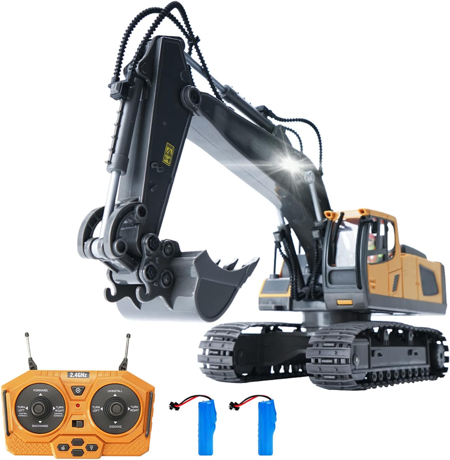 Eacam RC Excavator 1/20 2.4GHz 11CH RC Construction Truck Engineering ...