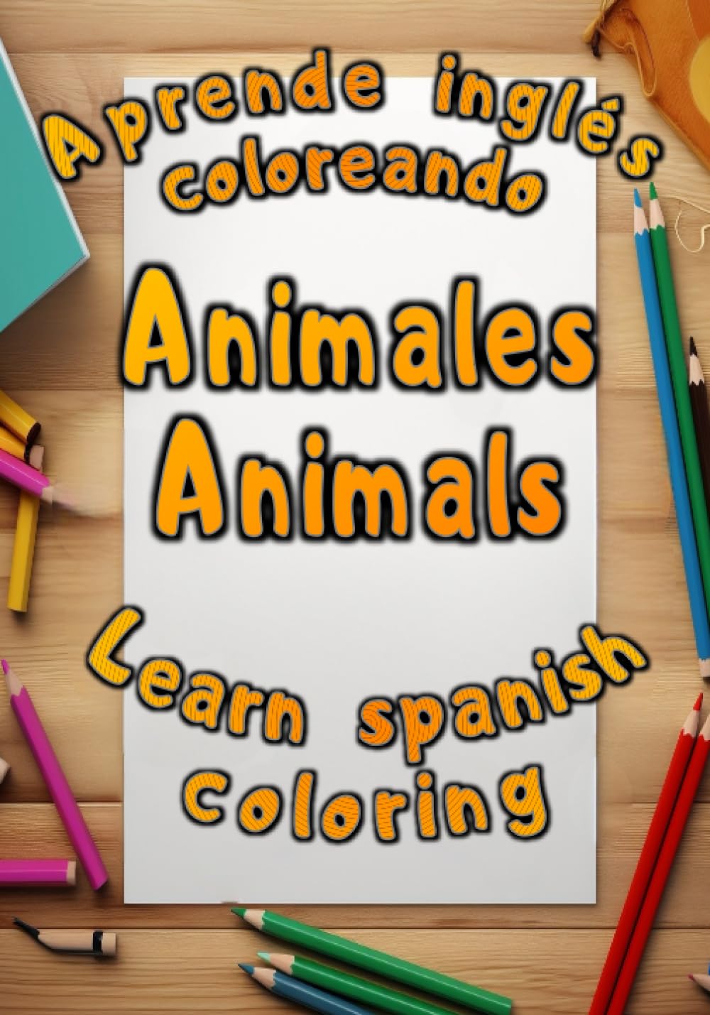 Aprende ingles coloreando animales: Learn spanish coloring animals ...