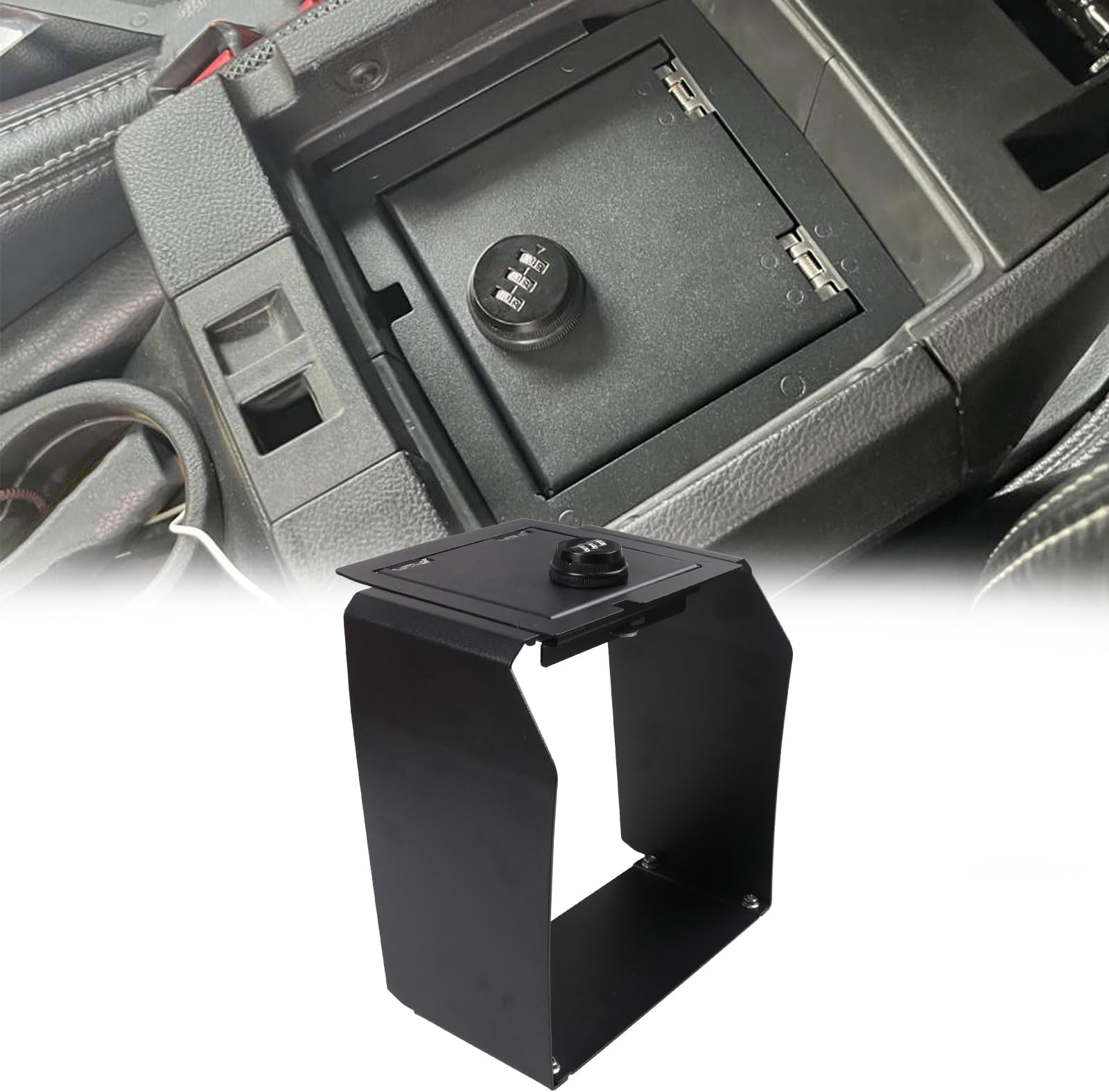 Amazon.com: JHD-TOGO Console Box Safe for Jeep Wrangler JK 2012-2017 ...