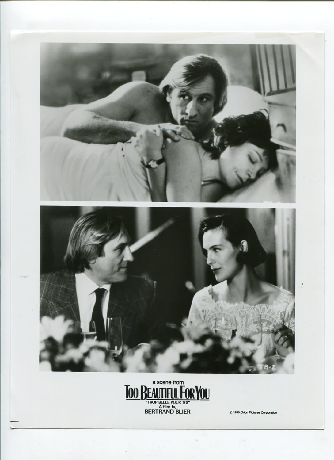 MOVIE PHOTO: Too Beautiful For You-Josiane Balasko and GÃrard Depardieu ...