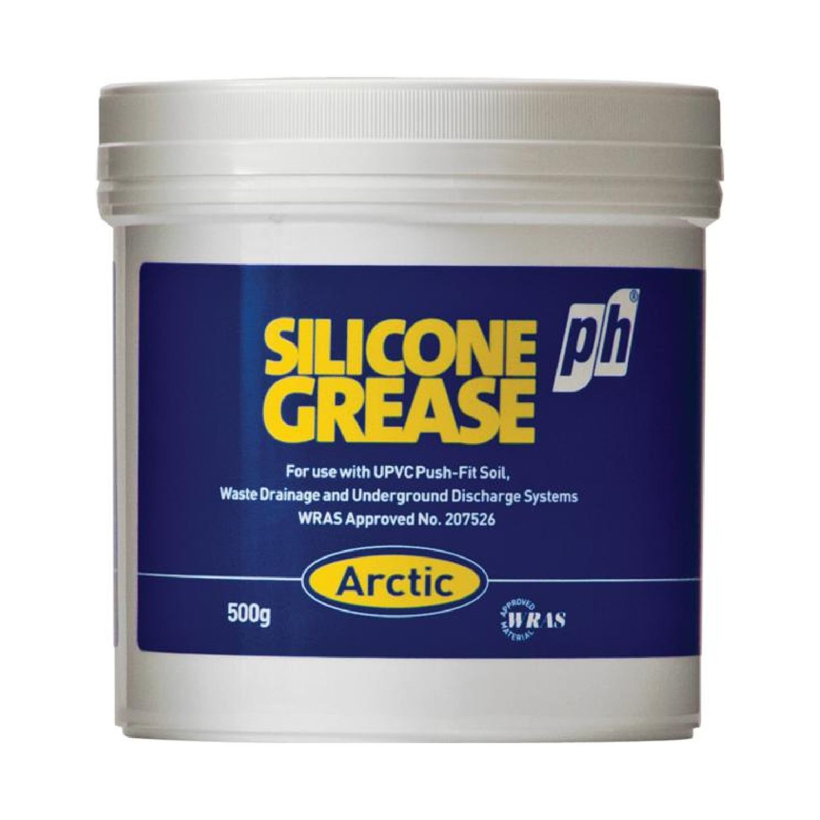 Genuine 1x 500g Arctic Silicone Grease Tub Clear Paste -50 C - 200 C ...