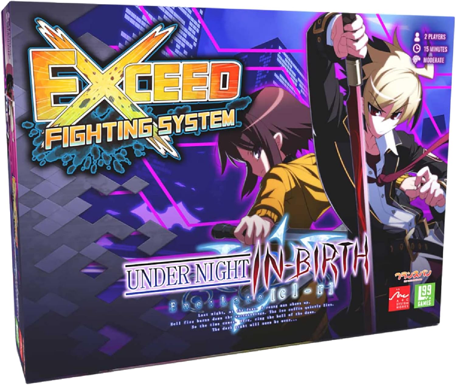 Exceed Fighting System Under Night in-Birth Hyde vs. Linne | Tabletop ...