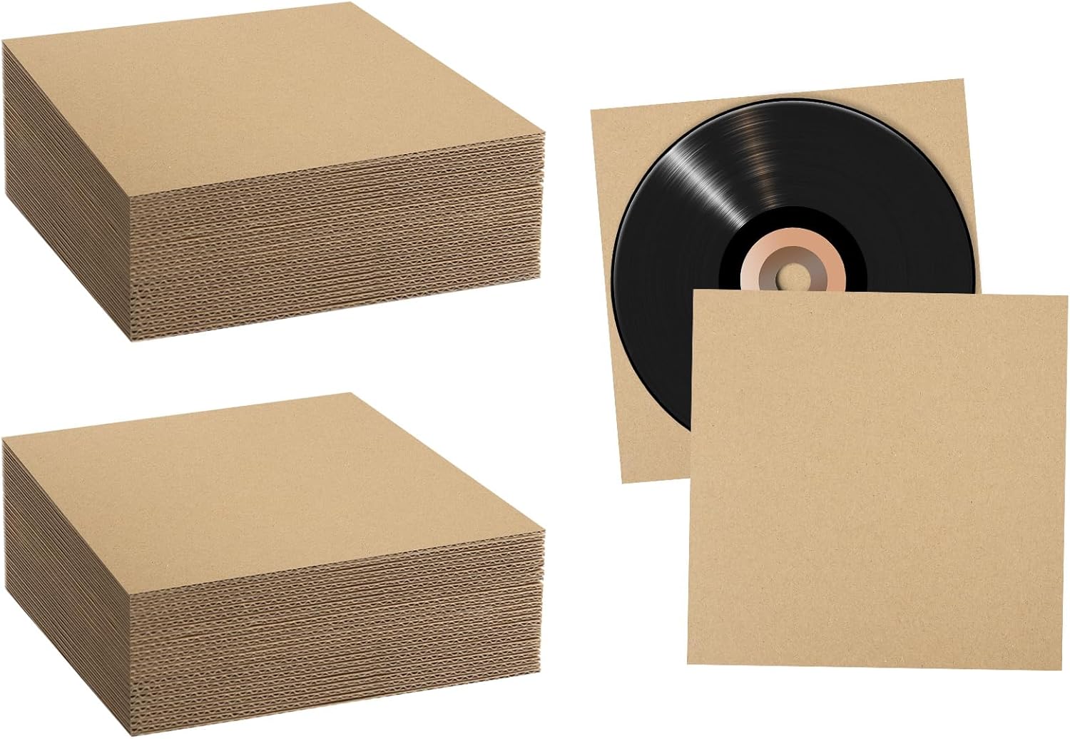 Amazon.com : Mat Board Center, 50 Pack 12 3/8" Corrugated Cardboard ...