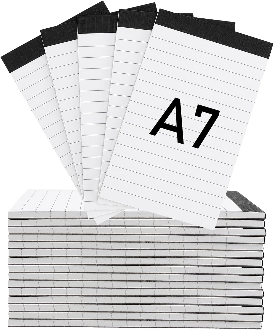 ZEONHEI 20 Pack A7 Small Pocket Notepad, 30 Sheets Lined Paper Refill ...