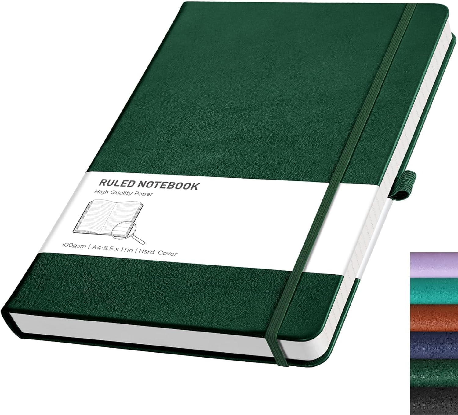 RETTACY Notebook A4 Lined Journal-192 Pages Note Book for Writing ...