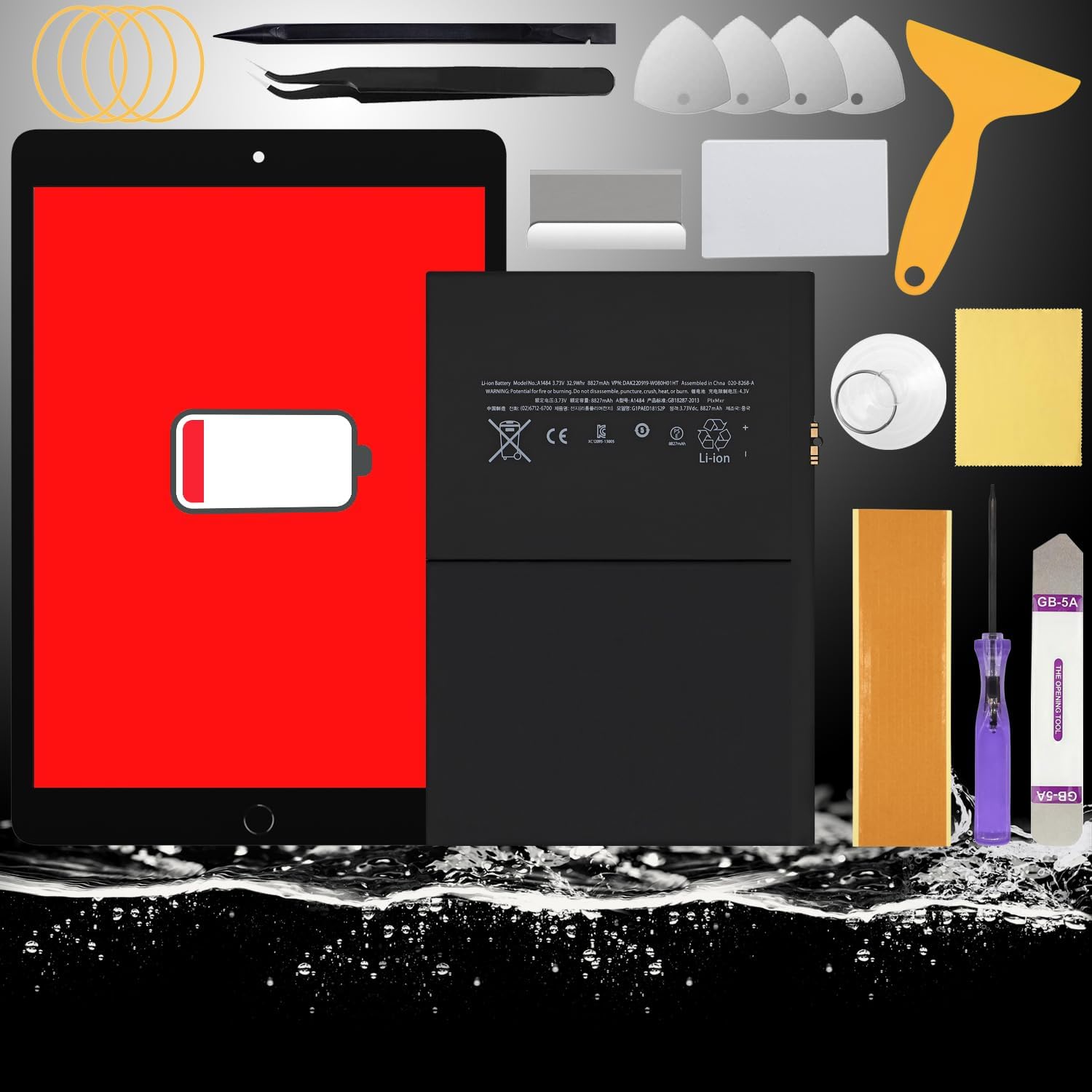 Amazon.com: A1484 Battery for iPad Air, iPad 5th Gen, iPad 6th Gen ...