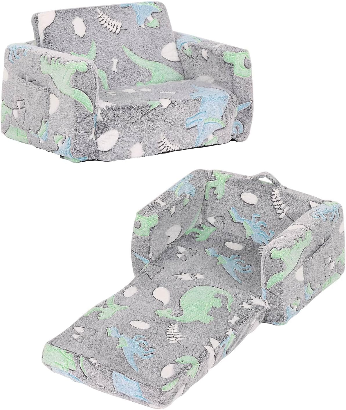 Amazon.com: Tiita Kids Sofa, 2-in-1 Kids Sofa Chair, Convertible ...