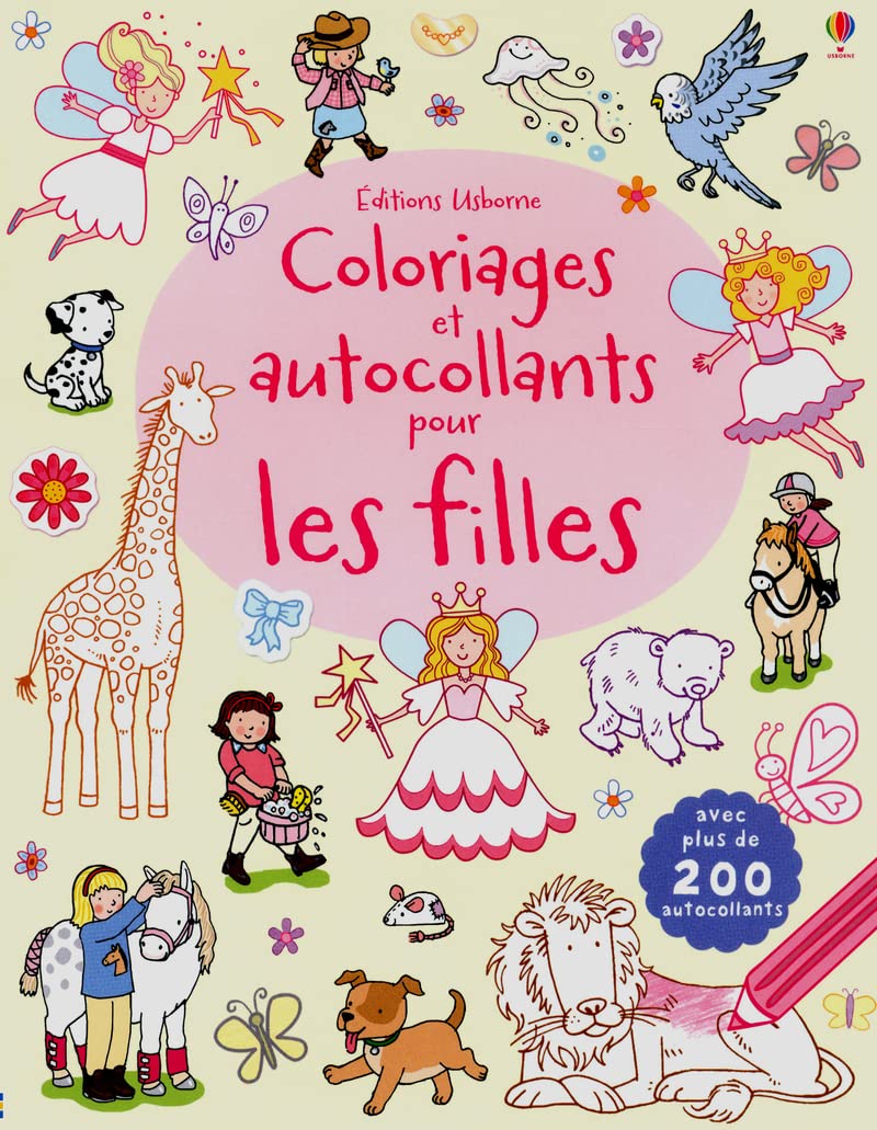 Coloriages et autocollants pour les filles: Greenwell, Jessica ...